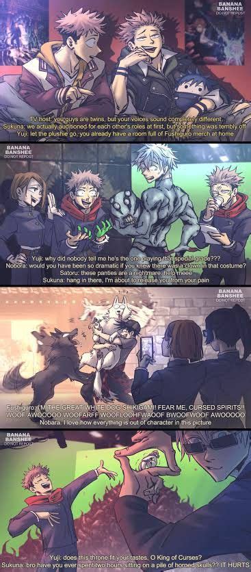 ♔︎ Sukuna X Megumi ♕︎ Funny Relatable Quotes Funny Facts Anime