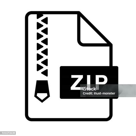 Zip 파일 아이콘을 클릭합니다 아카이브 파일 벡터 0명에 대한 스톡 벡터 아트 및 기타 이미지 0명 그래픽 사용자 인터페이스 기하 도형 Istock