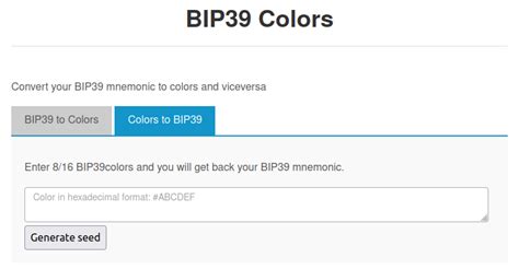 Met Bip Colors Verstop Je Een Seed Phrase In Kleuren Bitcoin Nl