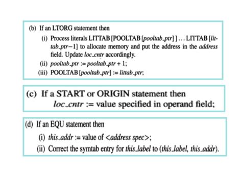 First Pass Of Assembler Ppt