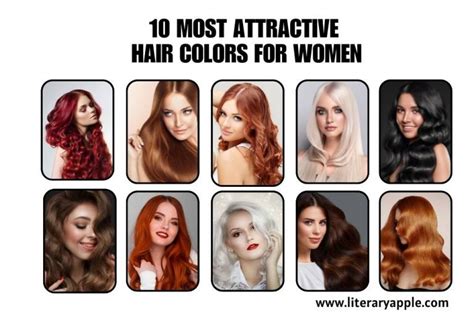 10 Most Attractive Hair Colors For Women Literary Apple