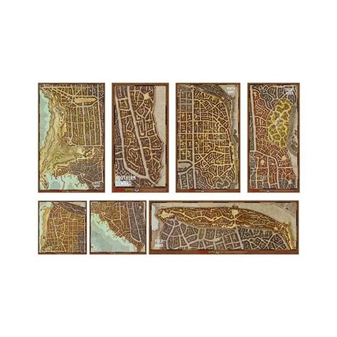 Dandd Game Mat Waterdeep Dragon Heist Map Set — Lvlup Games