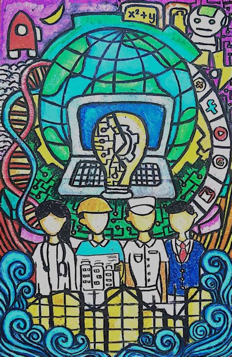 Science Art Poster Making