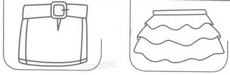 短裙简笔画