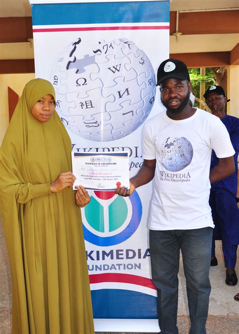 wikimedia promotions in federal university of kashere a dream comes