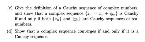 Solved A Prove The Triangle Inequality For Complex Chegg