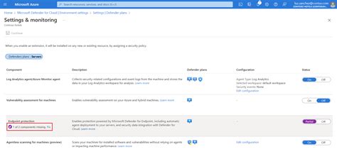 在 Defender For Cloud 中启用 Defender For Endpoint Microsoft Defender For