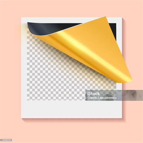 사진 프레임 템플릿 벡터 일러스트 레이 션입니다 폴라로이드 스타일 모방 소셜 네트워크에 대 한 인스턴트 사진 프레임 문서 재미 벡터 편집 가능한 그림입니다 즉석 인화 전송에