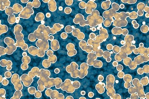 Cocci Bacteria Under Microscope
