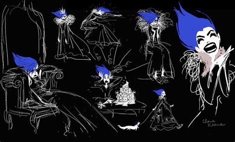 Elsas Many Moods Visual Development For Frozen Omg Emo Elsa Disney Concept Art