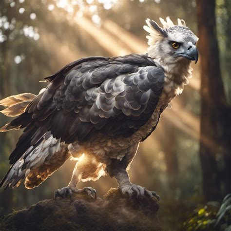 Harpy Eagle Golden Hour Motion Blur Long Exposure Lens Flare