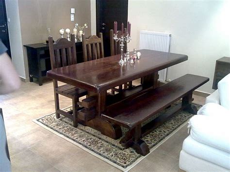 Κάντε Click για μεγέθυνση Furniture Rustic Dining Table Dining Table