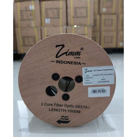 Jual Kabel Fiber Optic 1 Core 3 Sling Round ZIMMLINK 1000 Meter