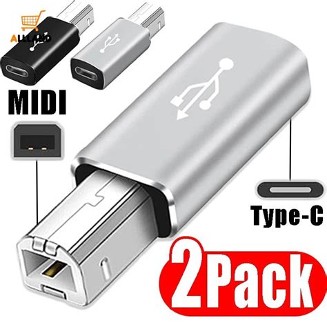 Female USB C To Male USB B Adapter Type C To MIDI Converter For