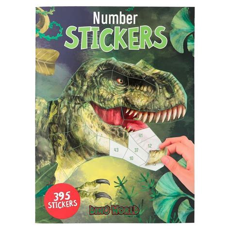 Dino World Number Sticker Book Eland Lodge