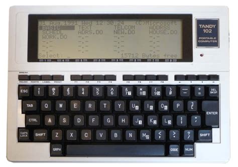 TRS 80 Model 102 Portable Computer Computer Computing History