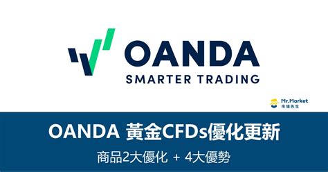 Oanda黃金cfd商品優化與交易優勢介紹 Mrmarket市場先生