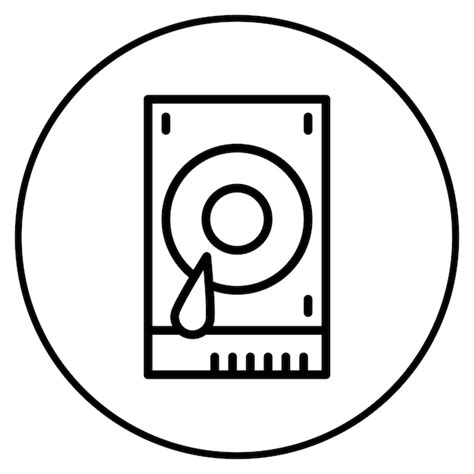 Premium Vector Hard Disk Vector Illustration