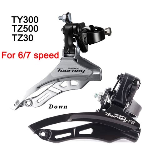 FD-TZ500 6/7 Speed MTB Mountain Bike Bicycle Front Derailleur 31.8 Top ...