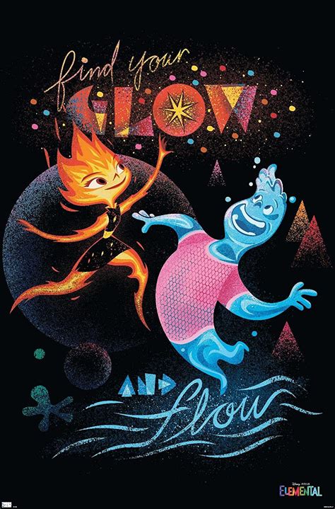 Trends International Disney Pixar Elemental Find Your Glow Wall