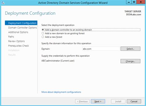 how to create additional domain controller adc in windows server 2012 r2