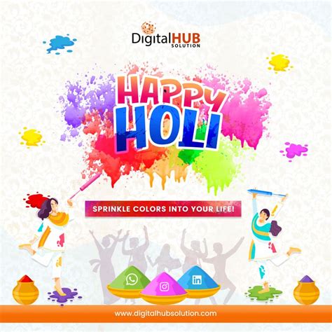 Digital Hub Solution Llc On Linkedin Holi Happyholi Happyholi2023