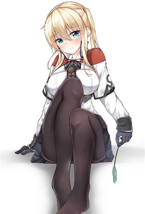 Wallpaper Illustration Blonde Long Hair Anime Girls Stockings