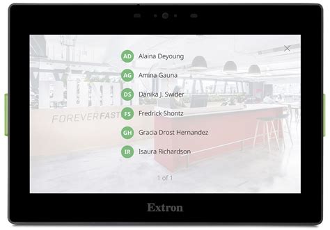 Room Agent Room Scheduling Extron
