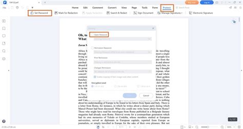 unlock pdf for printing using pdfelement