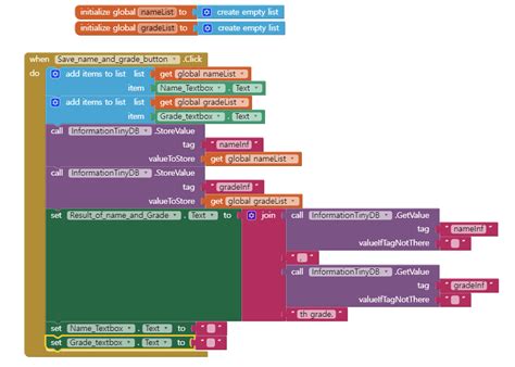 Tinydb And List Problem Bugs And Other Issues Mit App Inventor