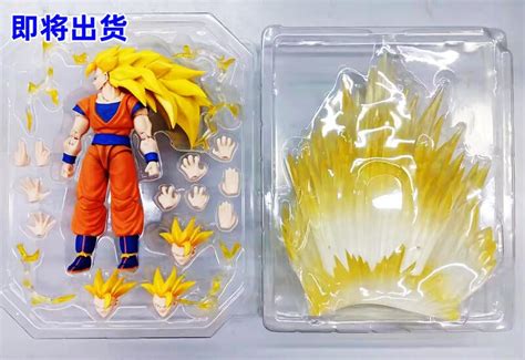 杯麵宅品現貨盒況不佳 著魔的馬X魔契可動七龍珠 1 12 金色風暴 超3 孫悟空 SHF比例 6吋可動人偶 露天市集 全台最大