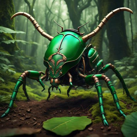 Green Beetle Bot By Whizzbang1698 On Deviantart
