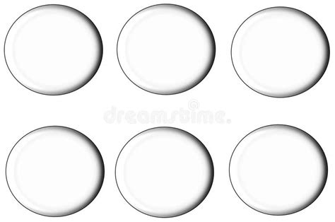 Set Of Round Buttons Stock Illustration Illustration Of Collection