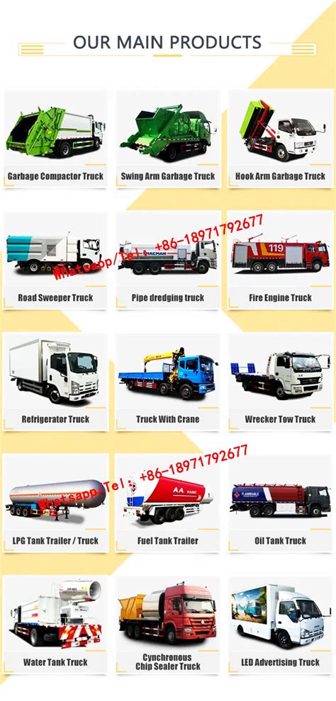 Dongfeng Hook Lift Garbage Compactor Container 4x2 10cbm Pull Arm