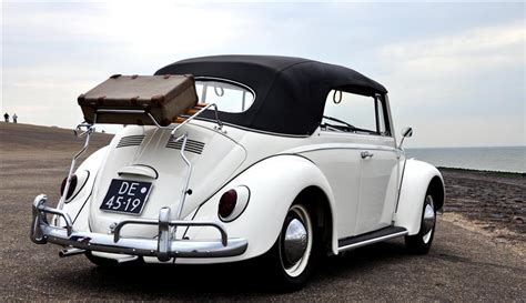 Oldtimer Te Huur Volkswagen Kever Cabriolet Wit Cabrio