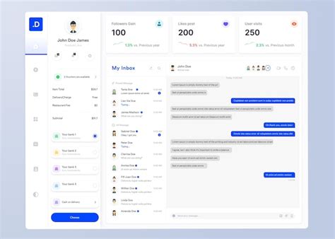 Ux 인포그래픽 대시보드 Ui 디자인 그래프 차트 및 다이어그램 웹 인터페이스 템플릿 프리미엄 벡터