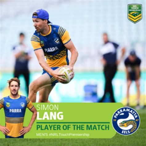2019 Nrl Touch Premiership Mens Players Of The Matches Touch