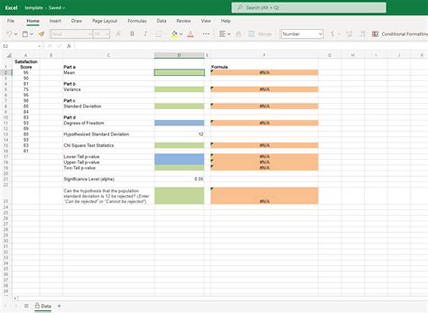 Solved Excel Template Saved Search Alt Q File Home Chegg Com