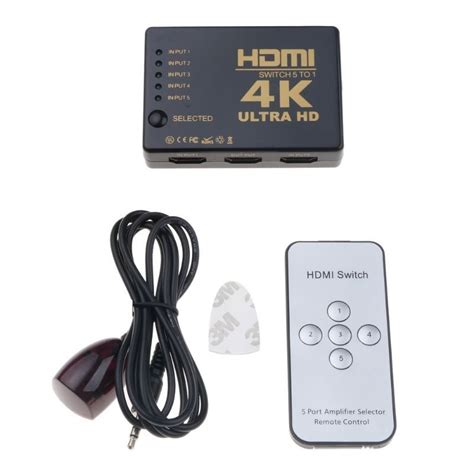 5in1 3d 1080p 5port 4k hdmi switcher hdmi switch switcher selector