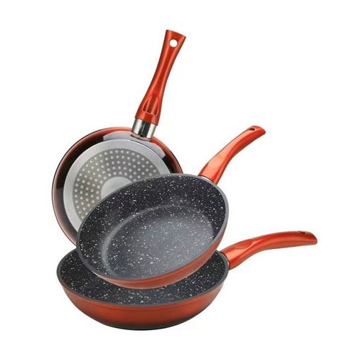 Cheffinger Bratpfanne 3tlg Pfannenset Induktion Bratpfanne Pfanne