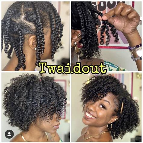 Black Hair Twist Out