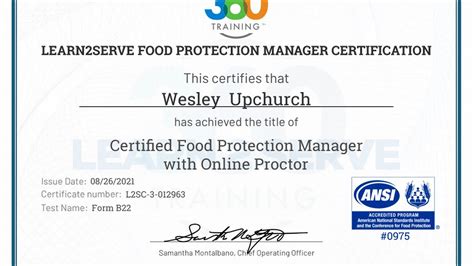 What Can You Do With A Food Safety Certificate At John Lavender Blog
