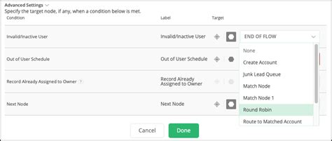Routing Create Account Node Guide Leandata Help Center