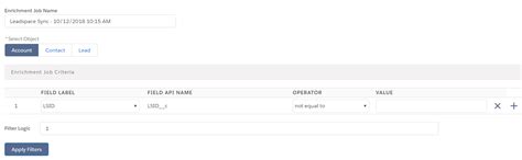 Salesforce Common Sync Definitions Leadspace