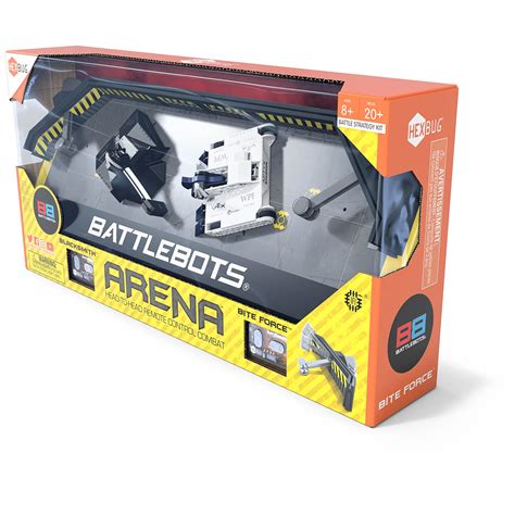 Hexbug Battlebots Arena Bite Force And Blacksmith Remote Control Robot