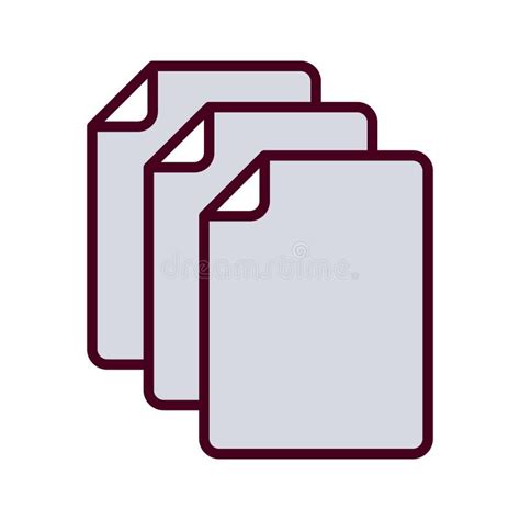 Isolated Data Document Vector Design Stock Vector Illustration Of