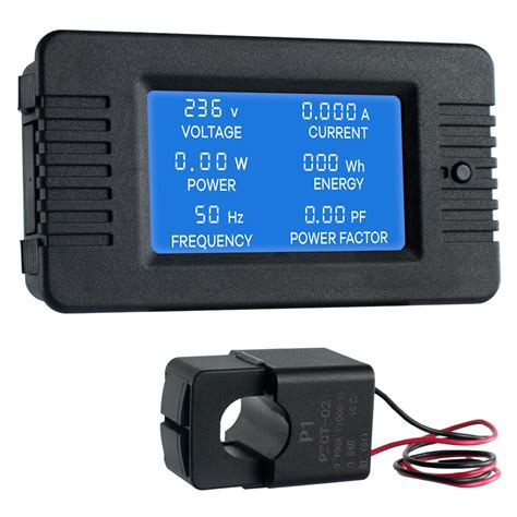 Buy AC 80 260V 100A LCD Digital Display Multi Function Power Monitor Voltage Current Frequency