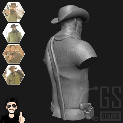 Django Unchained 3d Print 3d Model 3d Printable Cgtrader