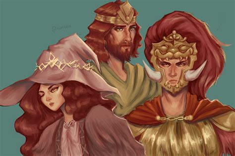 Drew Pre Canon Ranni Rykard And Radahn R Eldenring