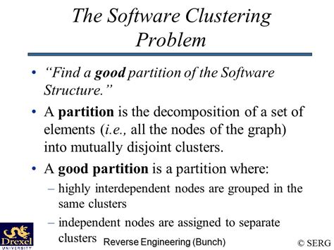 Software Clustering Using Bunch Ppt Download